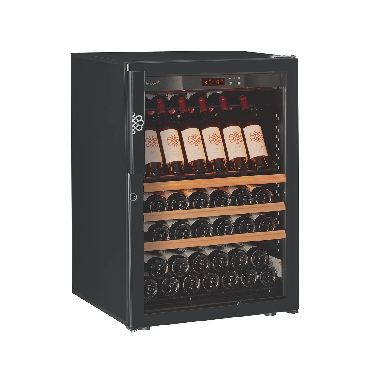 EuroCave Pure Small - 92 flaskor - 1 zon! | Wineandbarrels